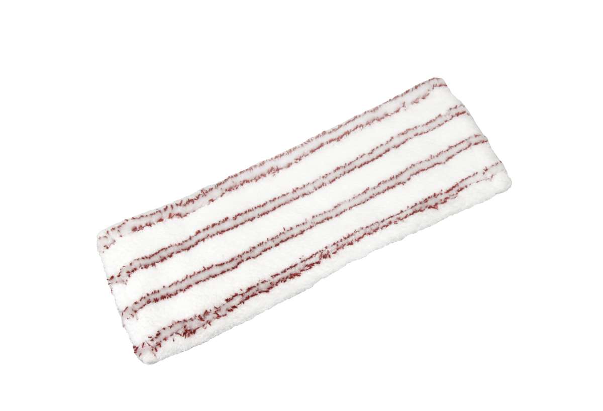 Microfaser Borsten Mopp SANI, 40cm,, mit roten Scheuer-Aktiv-Streifen ...